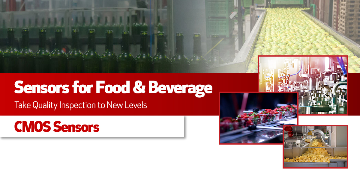 Canon CMOS Sensors for Food & Beverage Industries