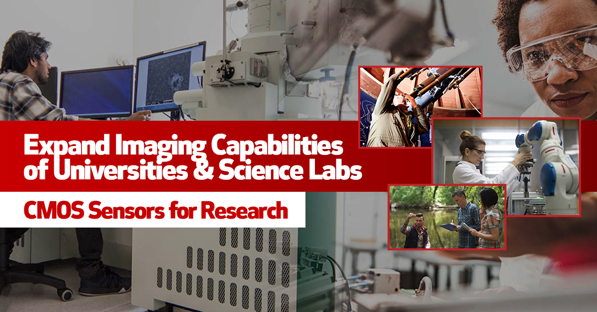 Canon CMOS Sensors for Universities & Research Labs